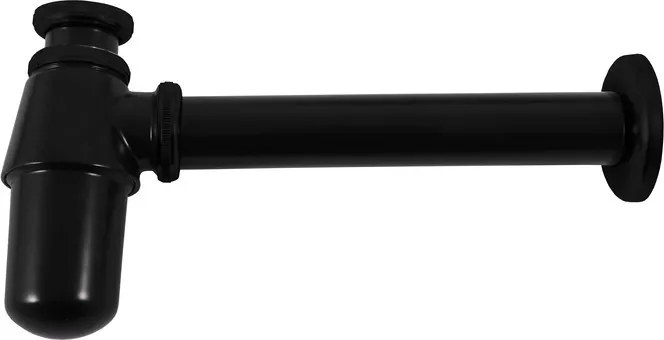 SLEZÁK RAV Sifon umyvadlový 5/4", ø 32 , Černá - matná MD0545CMAT