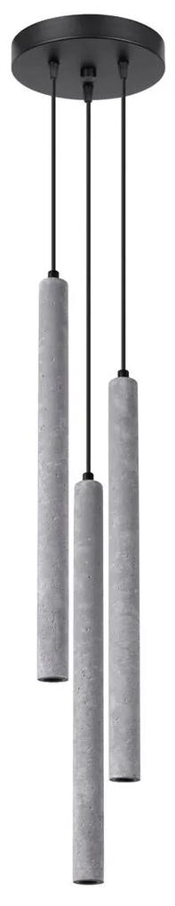 Závěsné svítidlo PASTELO 3P beton