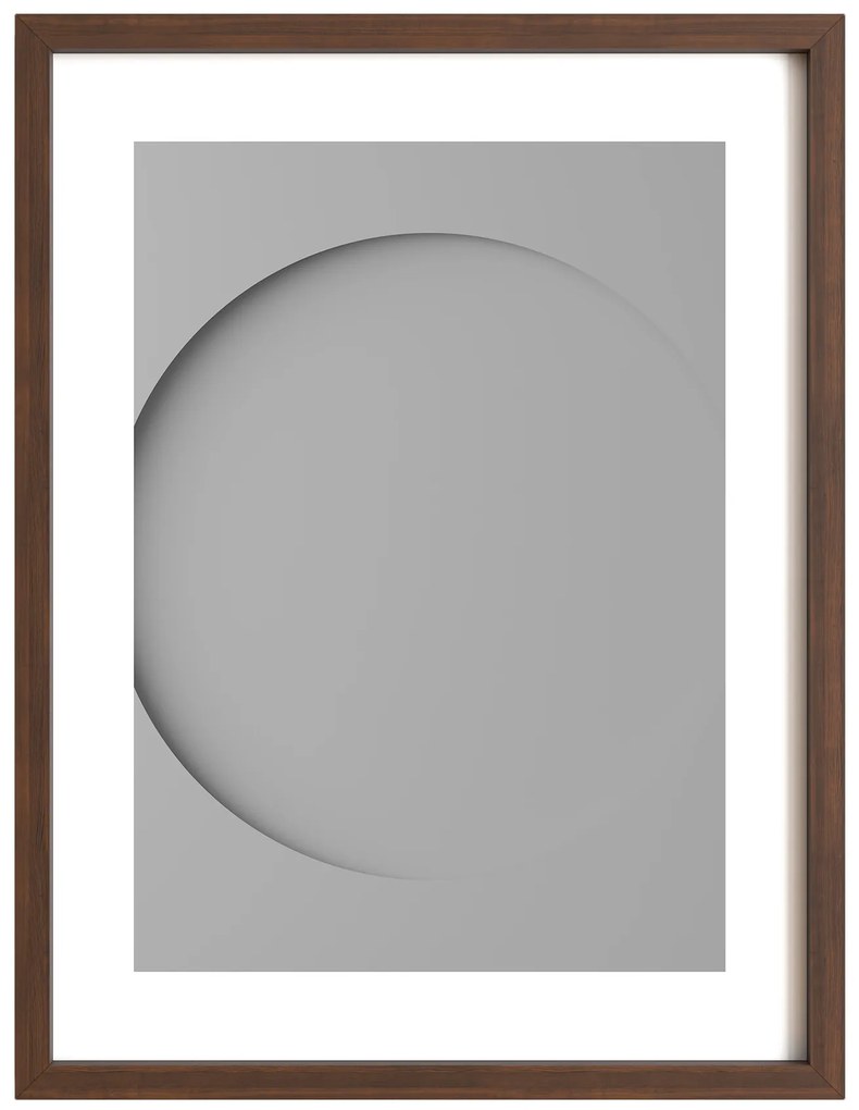 Idealform Poster no. 5 Round composition Barva: Silver grey, Velikost: 500x700 mm