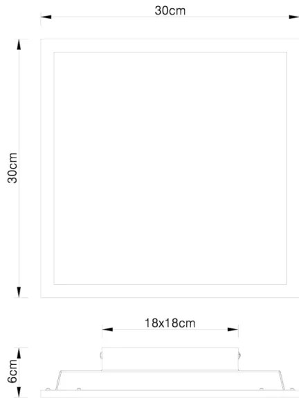 Globo 416080D1 - LED Stropní svítidlo DORO LED/12W/230V