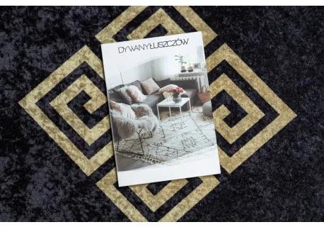 Dywany Luszczow Dětský kusový koberec MIRO 52071.803 pratelný  Rám, řecký protiskluz, černý / zlatý Rozměr koberce: 200 x 290 cm