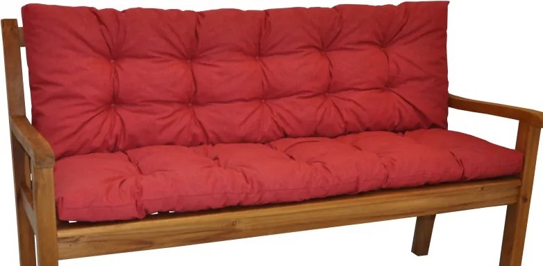 Axin Trading Polstr na zahradní lavičku 150x50 cm (sada) Polstr: Světle béžový melír