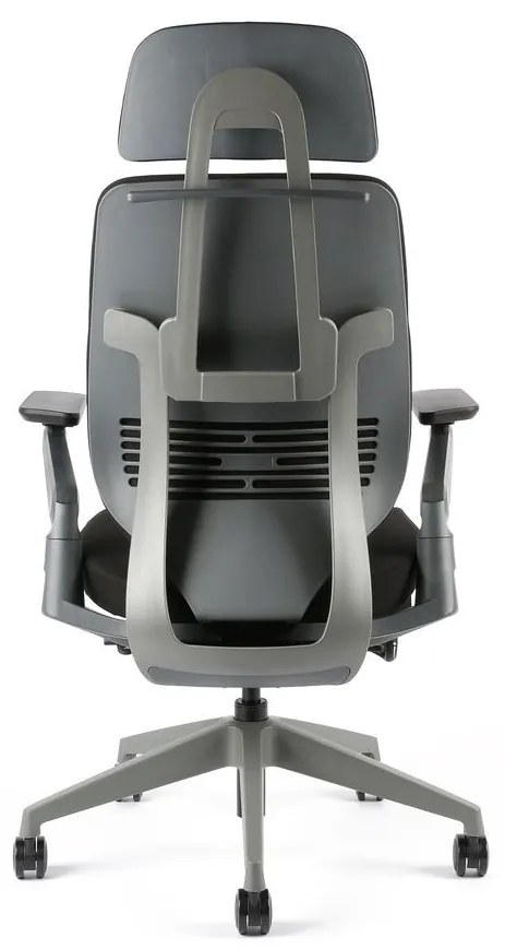 Office Pro Kancelářská ergonomická židle Office Pro KARME — více barev, s podhlavníkem a područkami Zelená F01