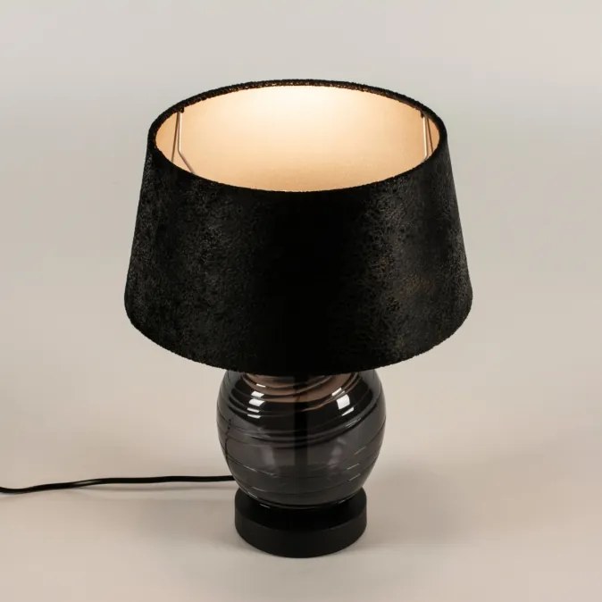 Stolní designová lampa Eleon Nero 38
