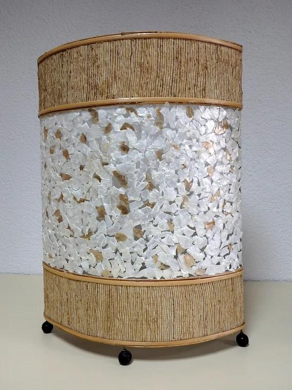 Lampa stolní ELEGANCE s pravou perletí, 50 cm