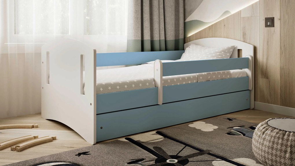 XXXLutz POSTEL PRO DĚTI A MLÁDEŽ 80/140 cm, modrá, bílá MID.YOU - Dětské pokoje sestavy - 002142000127