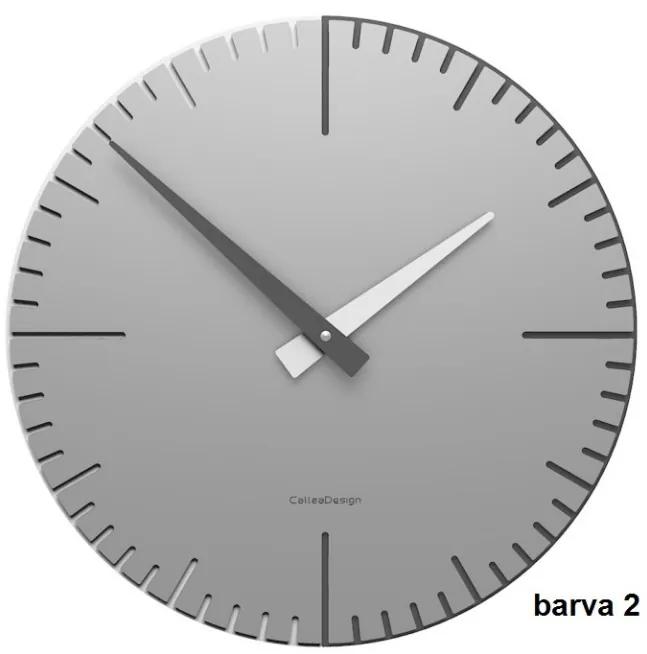 Designové hodiny 10-025 CalleaDesign Exacto 36cm (více barevných variant) Barva tmavě modrá klasik-75 - RAL5017