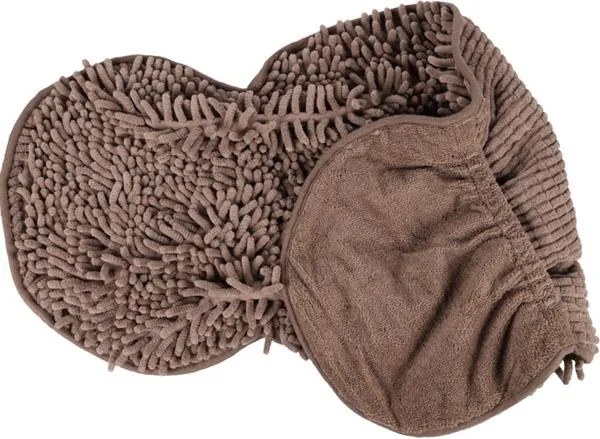 Ručník absorpční hnědý 80x30cm Flamingo
