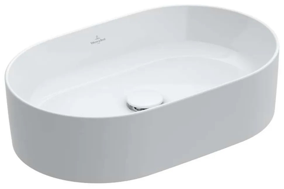 Villeroy & Boch Collaro - Umyvadlo na desku, 56x36 cm, CeramicPlus, alpská bílá 4A1956R1
