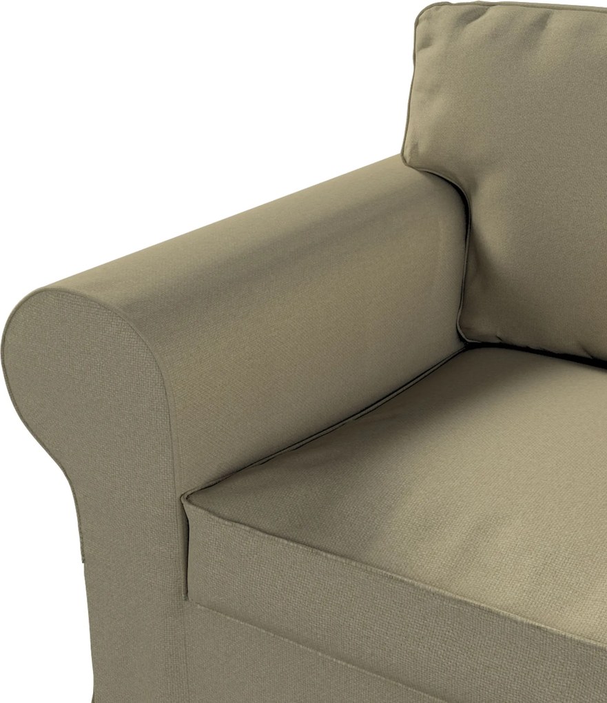 Potah na křeslo IKEA Ektorp barva zelená látka pletený vzor
