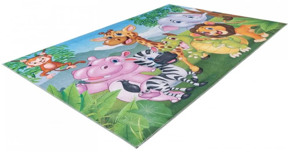 Obsession koberce Dětský kusový koberec Torino kids 239 JUNGLE - 120x170 cm