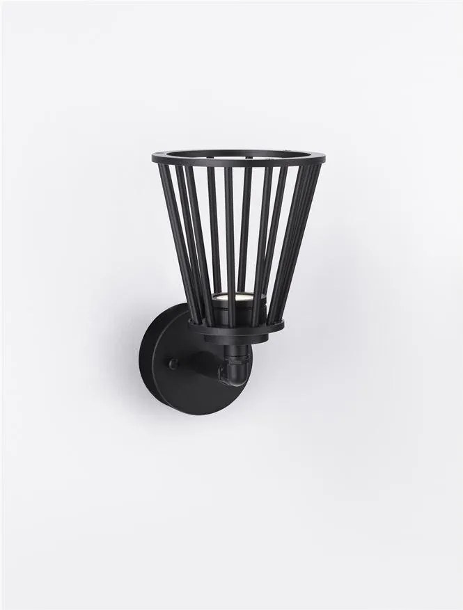 NV 9060208 Venkovní nástěnné svítidlo CARINA černý hliník LED 6W 279.09 lm 3000K 220-240V IP65 - NOVA LUCE