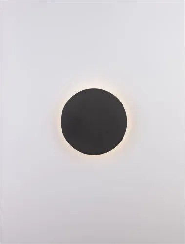 Nástěnné LED svítidlo NOVA LUCE CYRCLE 12W 3000K černé 9248154