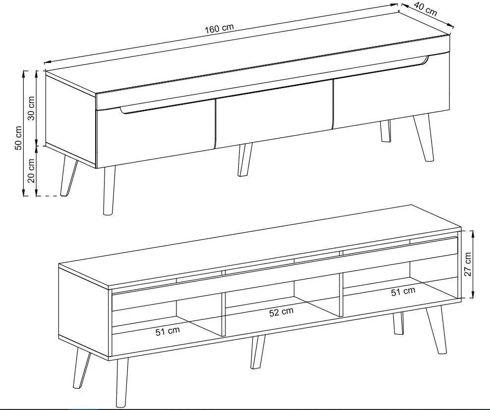 Nordi a | TV stolek NRTV160 | artisan