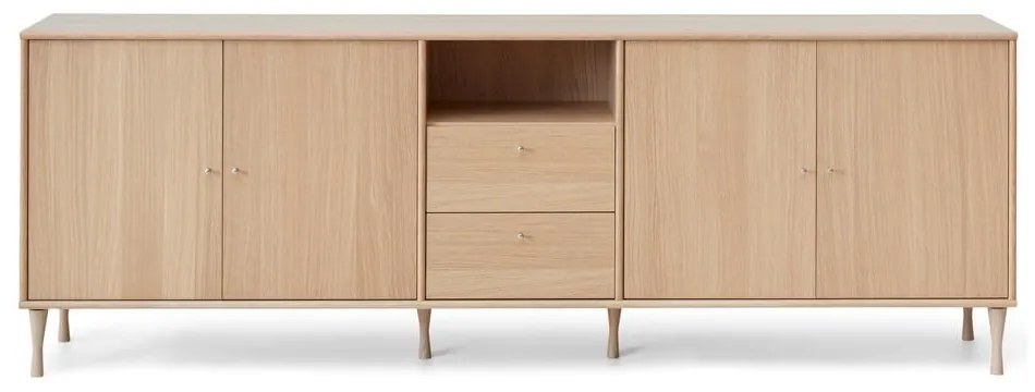 Nízká komoda v dekoru dubu 220x76 cm Mistral - Hammel Furniture