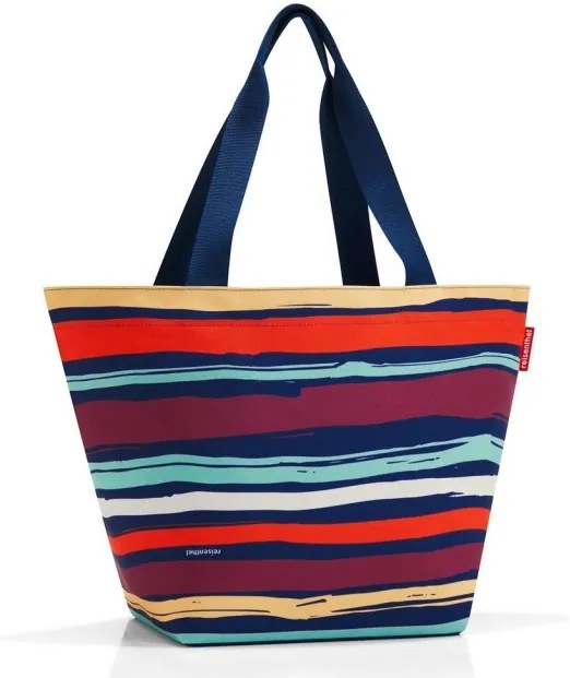 Nákupní taška přes rameno Reisenthel Shopper M Artist stripes