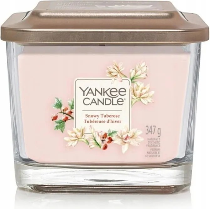 Yankee Candle Elevation Snowy Tuberose svíčka střední