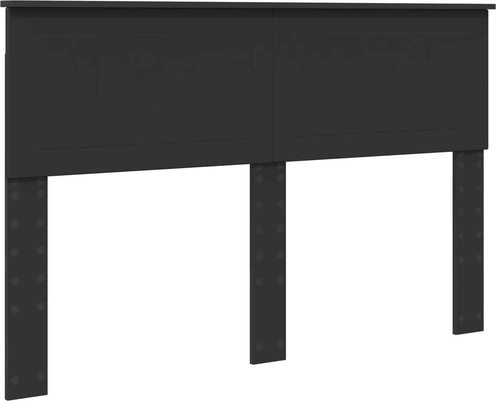 Rám postele se zásuvkou Černá 140 x 200 cm Inženýrské dřevo 3410701