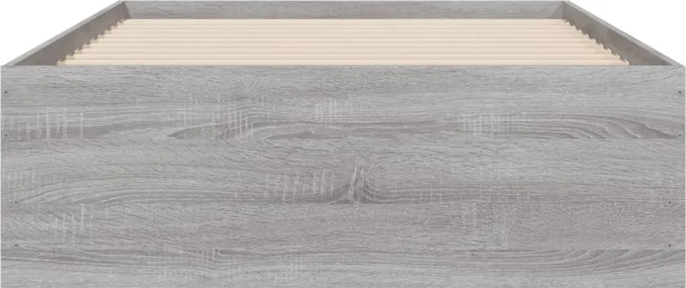Rám postele se zásuvkami šedý sonoma 90x190 cm kompozitní dřevo 3207327