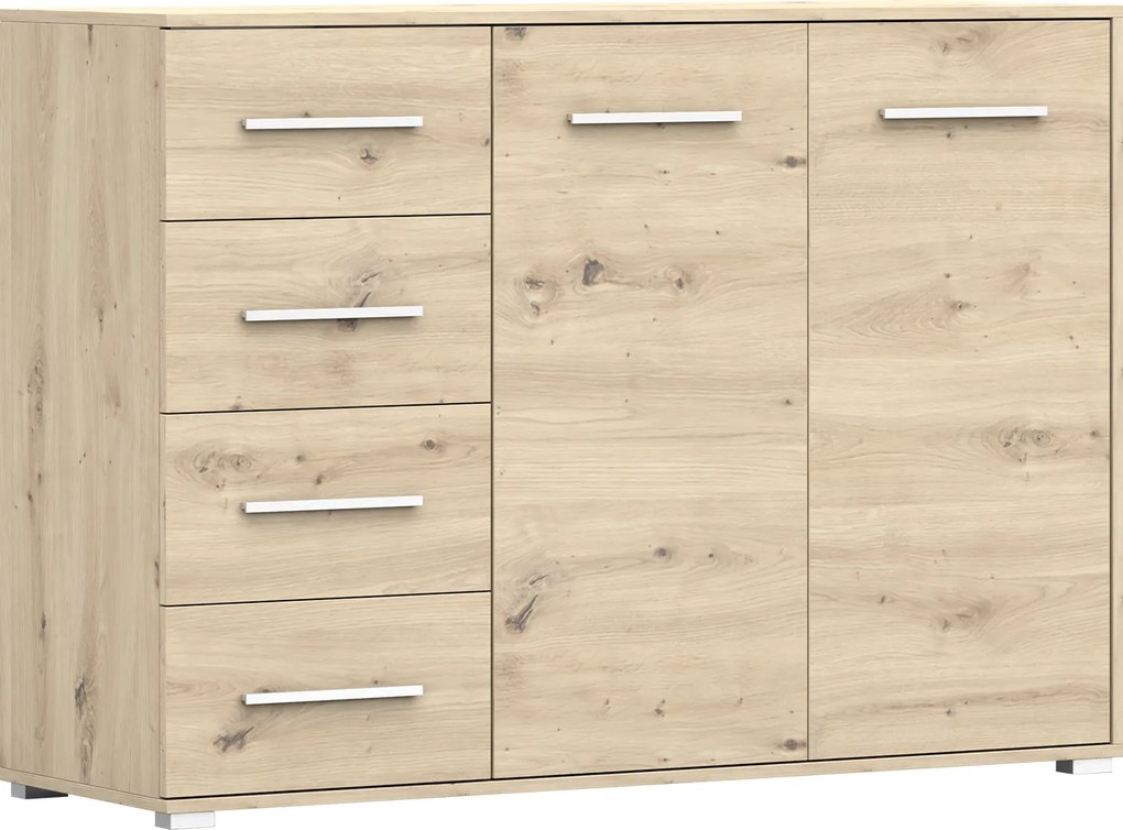 IDZ Komoda FRIDA 2D4S 01, 135 cm Dub Artisan