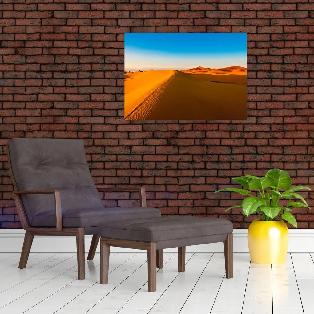 Skleněný obraz pouště (70x50 cm)