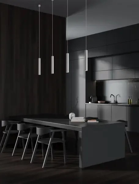 Moderní lustr Seawave 40 černá