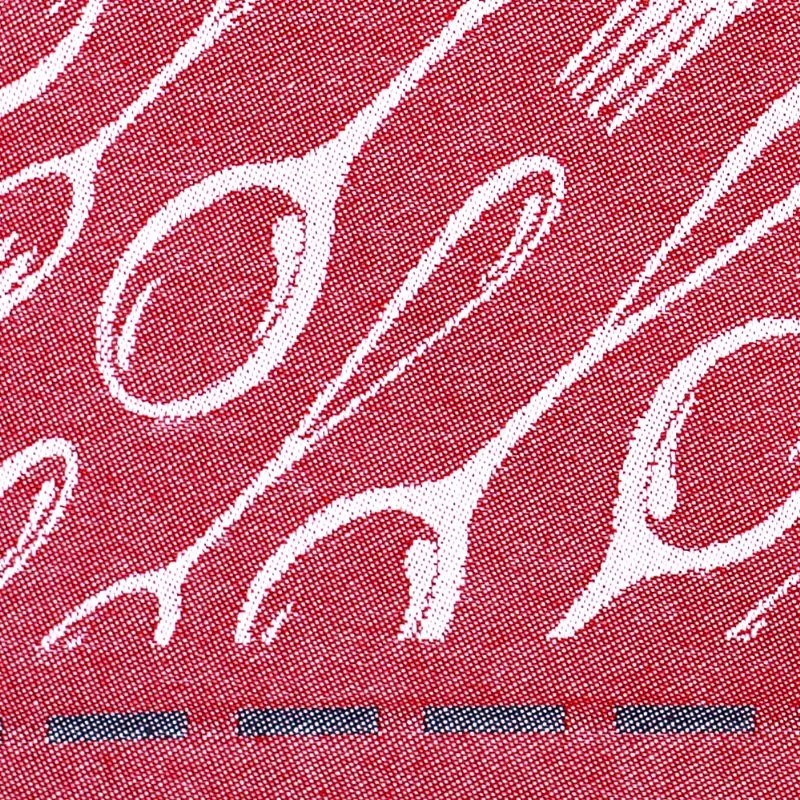 SCANquilt utěrka DESIGN gourmet červená 50 x 70 cm