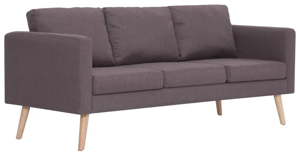 vidaXL Marketos 2dílná sedací souprava textilní taupe