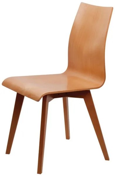 Dřevěná buková jídelní židle BRADOP SASKIE I – bez područek, na míru