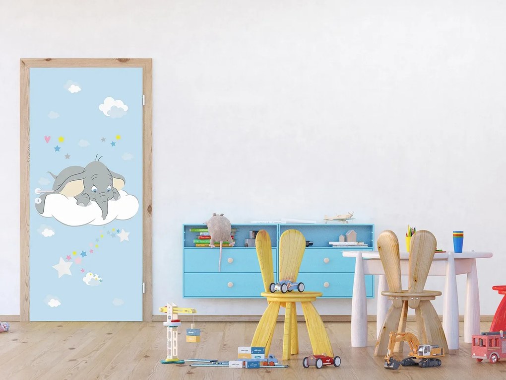 Dětská vliesová fototapeta na zed' Dumbo, Disney | 90 x 202 cm | DFTDNV 5490