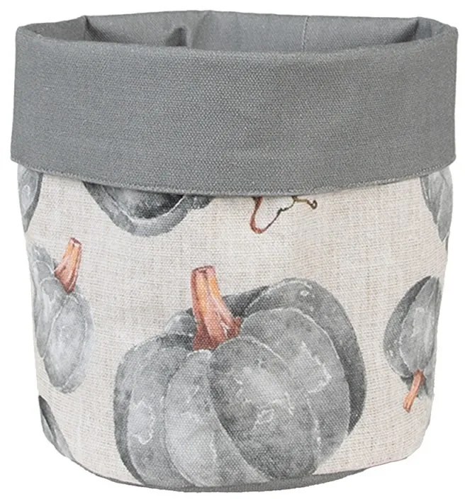 Bavlněný košík na pečivo s dýněmi Country Style Pumpkin - Ø 15*16 cm