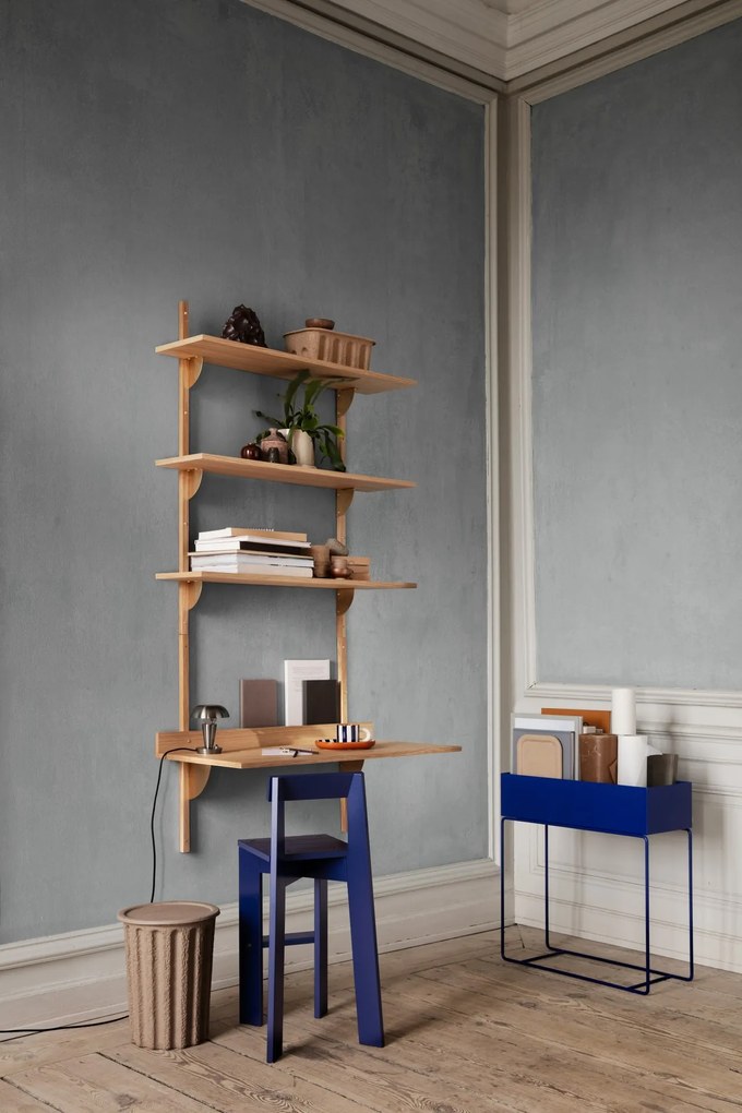 Ferm Living Stojan na květiny Plant box Bright Blue, modrá barva