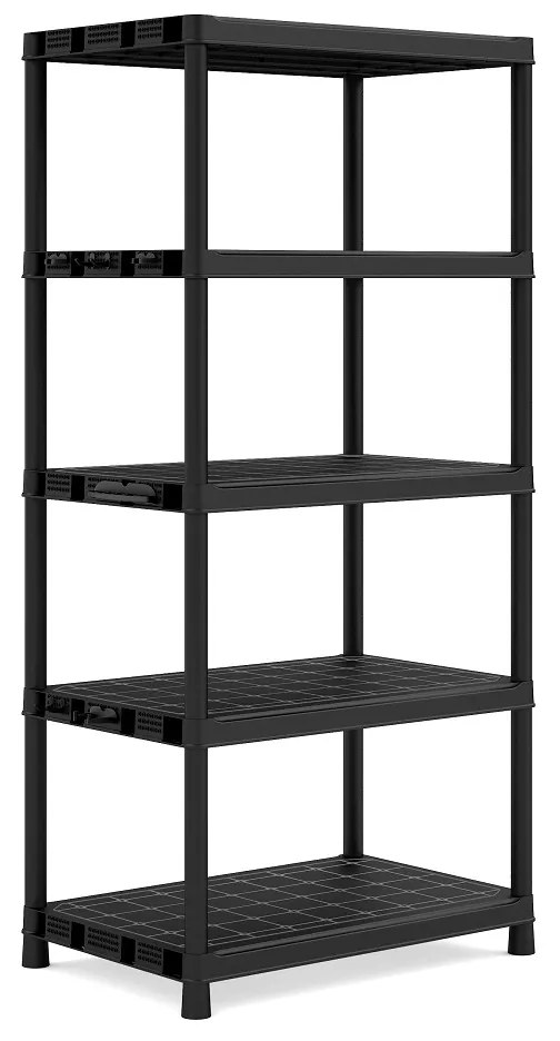 KIS-KETER Tribac 009505BK Regál Plus XL, 5 polic, šířka 90 cm