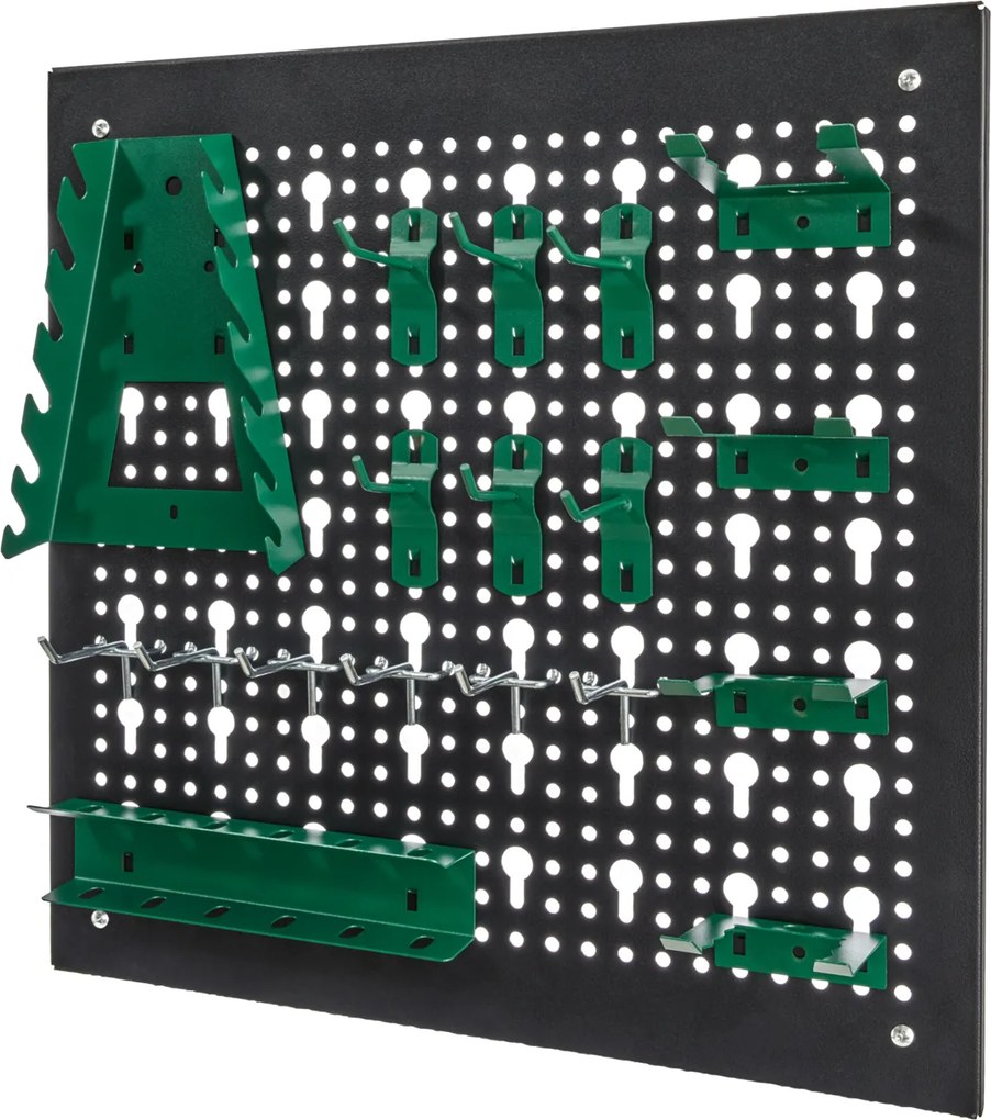 Parkside® Kovová děrovaná stěna, 13dílná sada