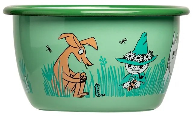 Miska Moomin Boys 0,3l, smalt / zelená