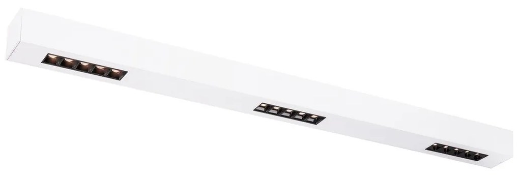 LA 1000685 Q-LINE CL, LED stropní nástavbové svítidlo, 1m, BAP, bílá, 3000K - BIG WHITE (SLV)