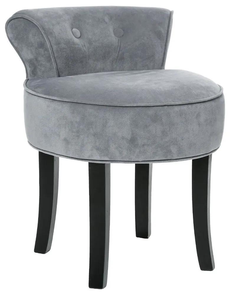Atmosphera Créateur d'intérieur Židle, taburet, stolička, stolička s opěradlem, barva šedá