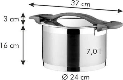 TESCOMA Hrnec ULTIMA s poklicí ø 24 cm, 7,0 l