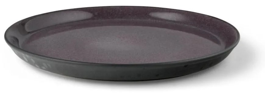Černý/fialový talíř z kameniny ø 27 cm Gastro Black/Purple – Bitz