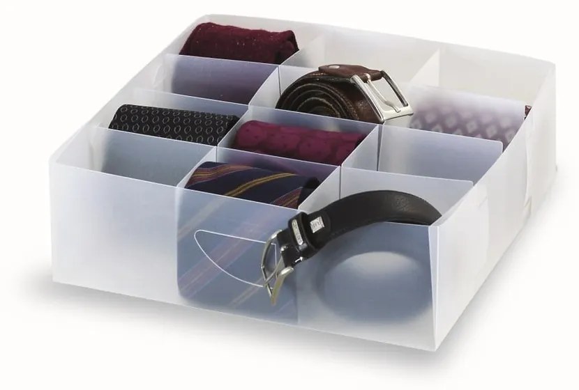 Organizér do zásuvek s 12 přihrádkami Domopak Living