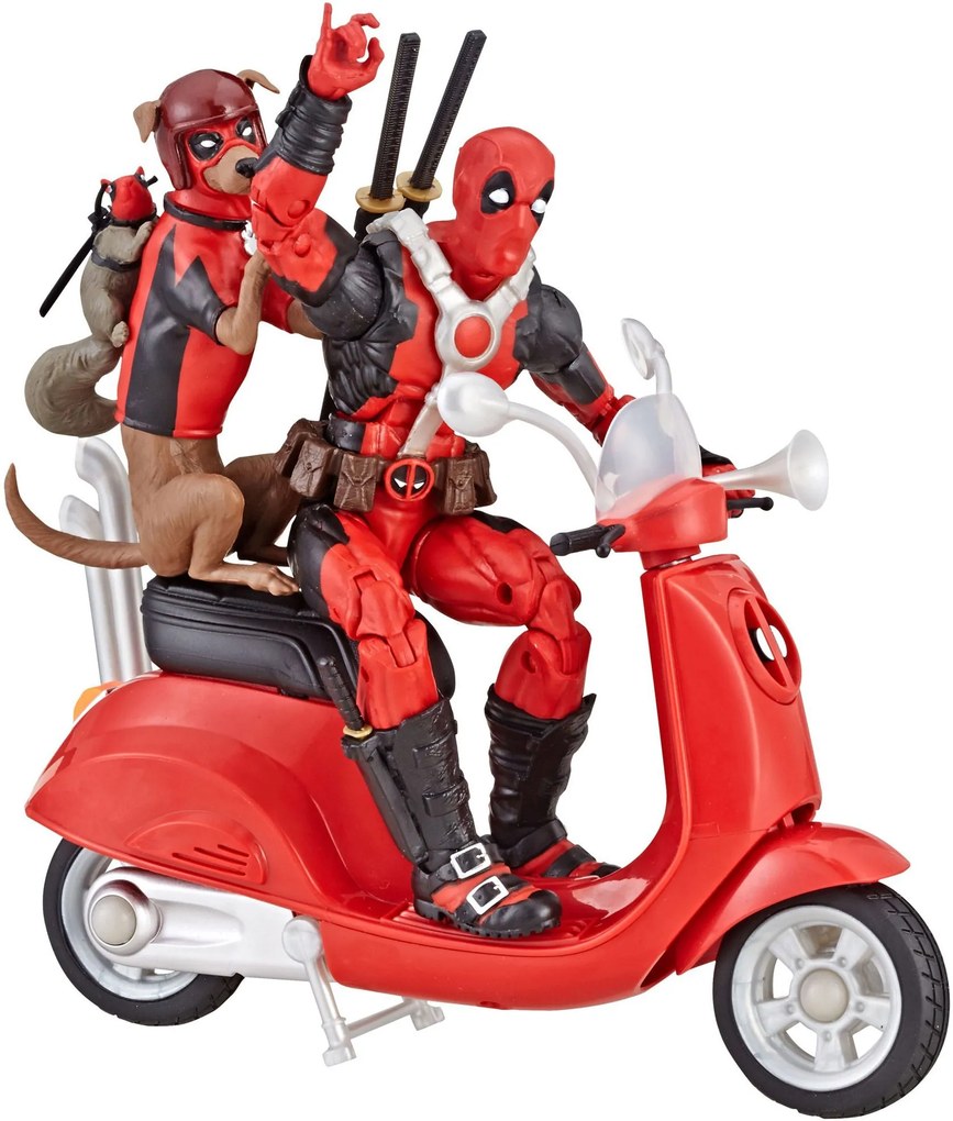 Deadpool corps marvel legends - deadpool with scooter- akční figurky