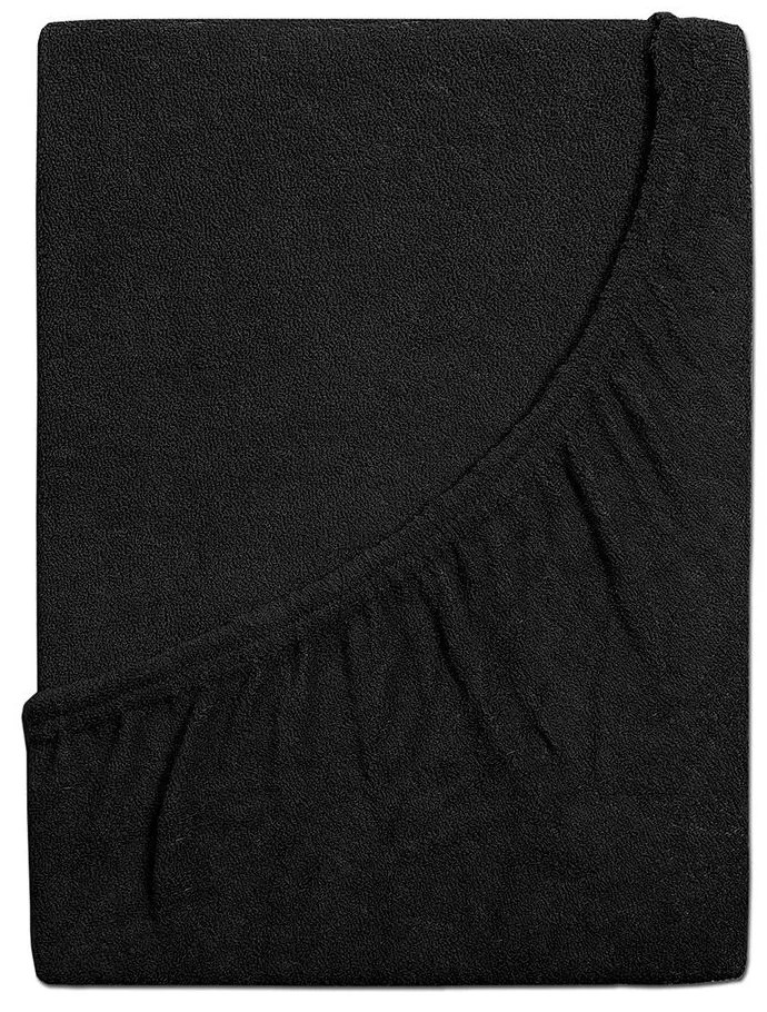 B.E.S. - Petrovice, s.r.o. Prostěradlo FROTÉ dětské - Černá 60 x 120