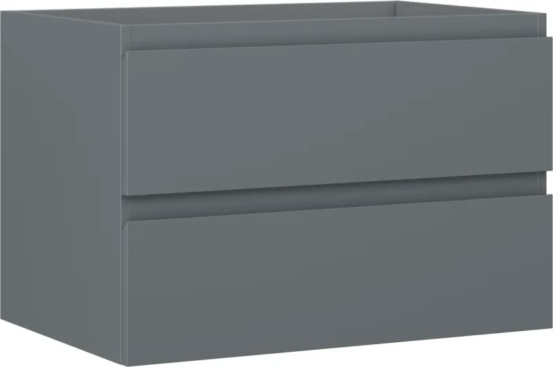 Mexen Orio, koupelnová skříňka 70 cm, 2 zásuvky, grafitová matná, 91A10-07047-2-BFF66