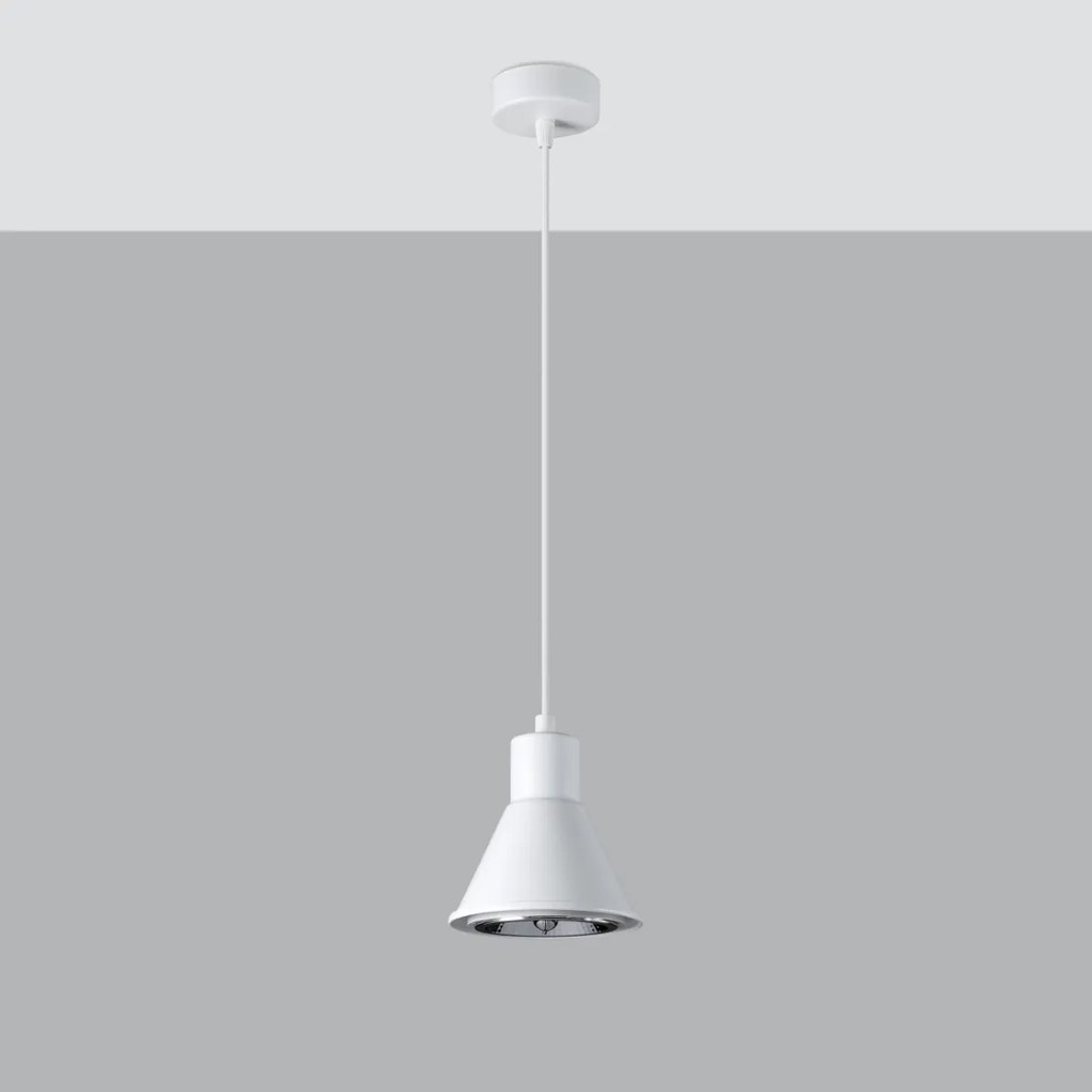 Sollux Lighting Závěsné svítidlo TALEJA 1 bílé [ES111].