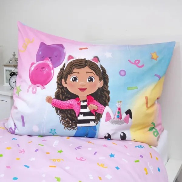 Jerry Fabrics Povlečení Gábinin kouzelný domek Rainbow 140x200, 70x90 cm