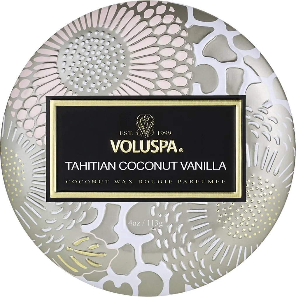 Voluspa svíčka Tahitian Coconut Vanilla, 113 g