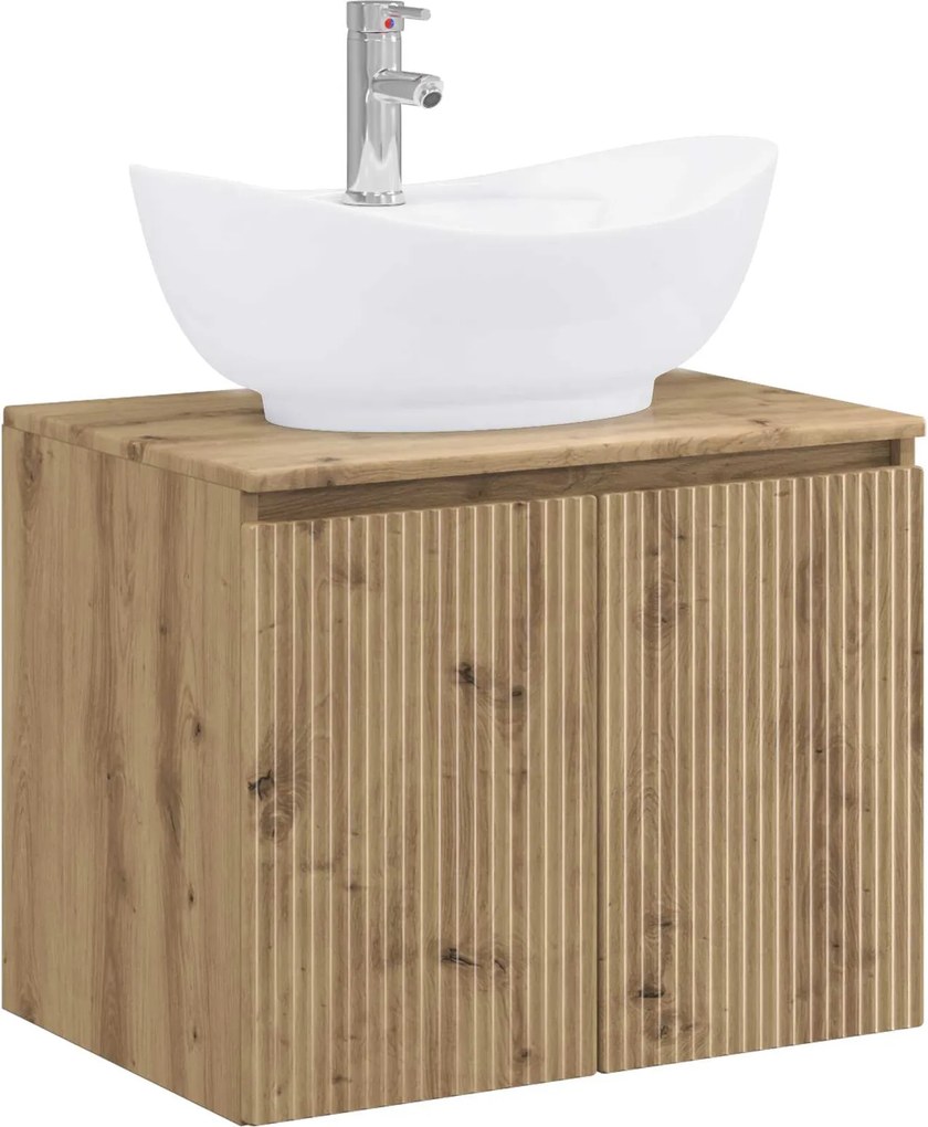 Sada koupelnového nábytku Dub artisan Kompozitní dřevo 3404349