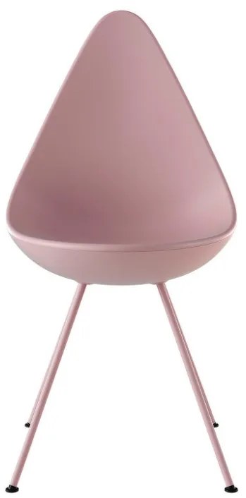 Fritz Hansen Židle Drop, millennial pink monochrome