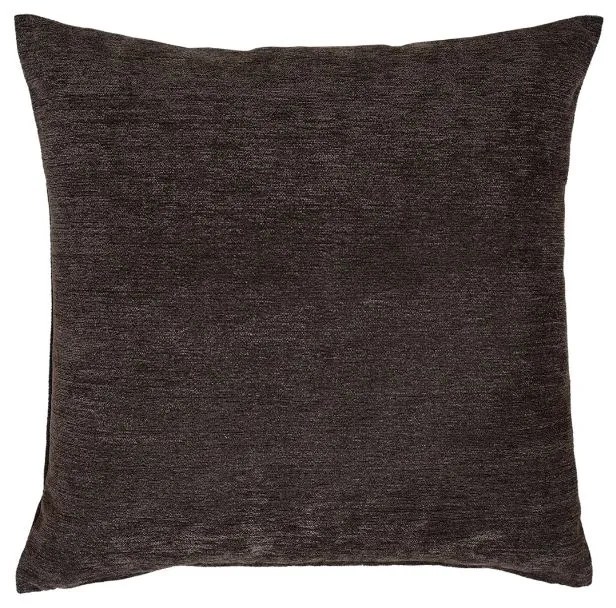 SCANquilt povlak SOFA melír tmavě hnědá 45 x 45 cm