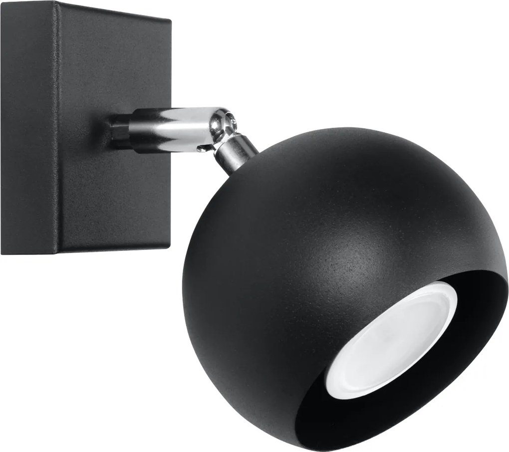 Sollux Lighting Nástěnné svítidlo OCULARE černé